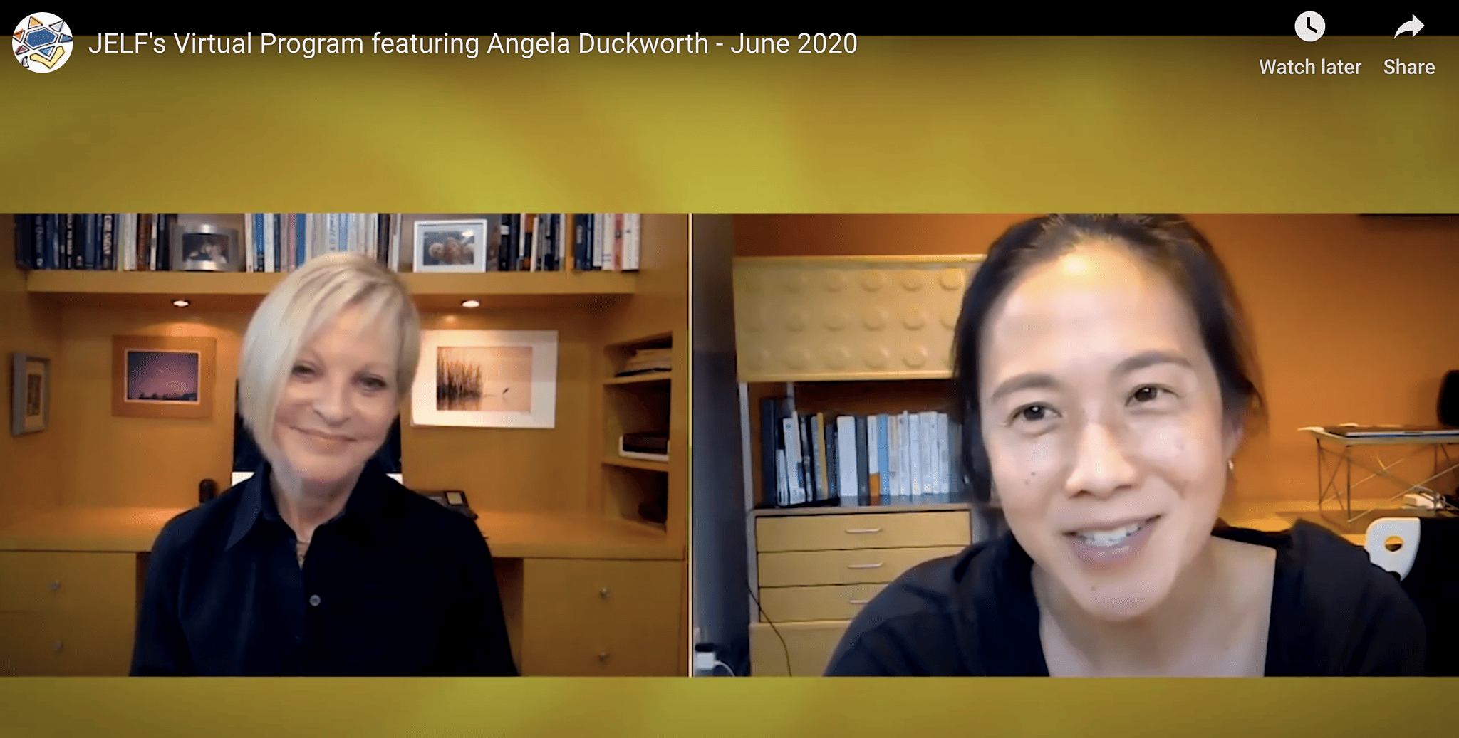 JELF's Virtual No Go with Angela Duckworth - 6-17-20 | Jewish Education ...